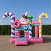 China Commercial Candy Theme Inflatable Bounce House for Birthday Parties Event Rentals Family Entertainment Centers and Indoor Play Areas for sale