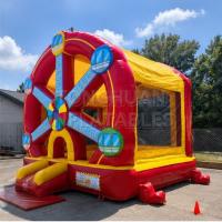 China Premium Carnival Inflatable Bouncy Castle with Giant Ferris Wheel Design for Schools Shopping Malls Festivals and Party Rental Businesses for sale