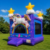 China Commercial Unicorn Theme Inflatable Bounce House for Birthday Parties Princess Events Event Rentals and Family Entertainment Centers for sale