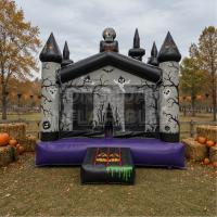 China Commercial Halloween Haunted Castle Inflatable Bounce House for Holiday Festivals Event Rentals and Family Entertainment Centers for sale
