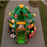 China Commercial Christmas Tree Inflatable Bounce House for Holiday Festivals Christmas Events Event Rentals and Family Entertainment Centers for sale