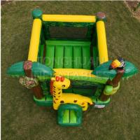 China Premium Jungle Safari Inflatable Bouncy Castle with Giant Giraffe Design for Schools Shopping Malls Zoos Festivals and Party Rental Businesses for sale