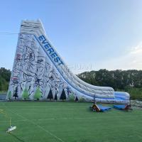 China Commercial Giant Everest Theme Inflatable Slide with Extended Landing Area Climbing Ladder and Safety Net for Parks Events and Rental Business for sale
