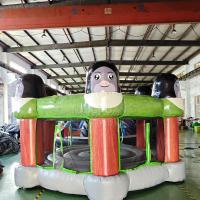China Interactive Inflatable Whack A Mole Game with Multi Player Stations Safety Mesh and Central Play Area for Events Parks and Rentals for sale