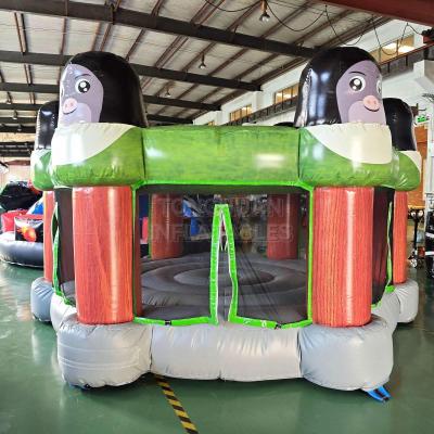 China Interactive Inflatable Whack A Mole Game with Multi Player Stations Safety Mesh and Central Play Area for Events Parks and Rentals for sale