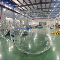 China Commercial Transparent TPU Inflatable Walking Ball with Reinforced Zipper and Handles for Water Parks Resorts and Event Rentals for sale