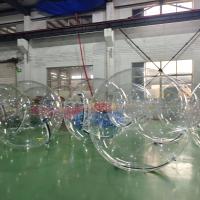China Commercial Transparent TPU Inflatable Walking Ball with Reinforced Zipper and Handles for Water Parks Resorts and Event Rentals for sale