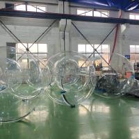 China Commercial Transparent TPU Inflatable Walking Ball with Reinforced Zipper and Handles for Water Parks Resorts and Event Rentals for sale