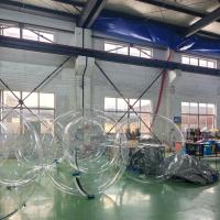 China Commercial Transparent TPU Inflatable Walking Ball with Reinforced Zipper and Handles for Water Parks Resorts and Event Rentals for sale