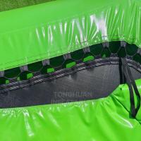 China Commercial Inflatable Floating Water Trampoline with Reinforced Jumping Mat and Anchor Points for Lakes Resorts and Water Parks for sale