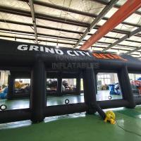 China Commercial Oxford Fabric Inflatable Car Wash Tent with Drive Through Air Frame Custom Branding and Lighting for Detailing Businesses and Events for sale