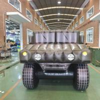 China Custom Inflatable Humvee Style Vehicle Decoy with Realistic Shape Printed Tires and Rapid Deployment Air Structure for Training Displays for sale