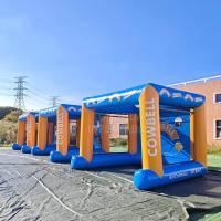 China Commercial Inflatable Multi-Sport Target Goal with Mesh Panels Custom Printing and Reinforced Frame for Events and Team Games for sale