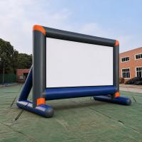 China Commercial Inflatable Outdoor Cinema Screen with Reinforced Frame Wide Projection Surface and Stable Supports for sale