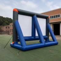 China Commercial Inflatable Outdoor Cinema Screen with Reinforced Frame Wide Projection Surface and Stable Supports for sale