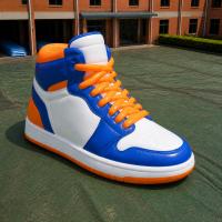 China Custom Giant Inflatable Sneaker Advertising Model with Detailed Laces Full Color Printing and Brand Logo for sale