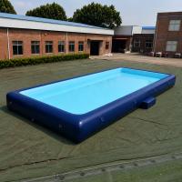China Modular Commercial Inflatable Swimming Pool Custom Pool with Reinforced Airtight Walls Non Slip Floor and Custom Size for sale