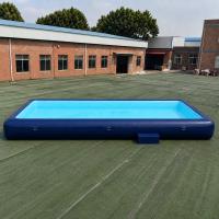 China Modular Commercial Inflatable Swimming Pool Custom Pool with Reinforced Airtight Walls Non Slip Floor and Custom Size for sale