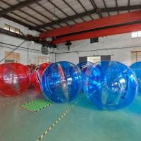 China Commercial Colorful PVC Inflatable Walking Balls with Reinforced Zipper and Internal Handles for Parks Events and Rental Use for sale