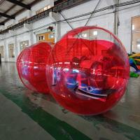China Commercial Colorful PVC Inflatable Walking Balls with Reinforced Zipper and Internal Handles for Parks Events and Rental Use for sale