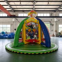 China Commercial Five-in-One Inflatable Multi-Sport Challenge Station with Basketball Target Games and Reinforced Frame for Events for sale
