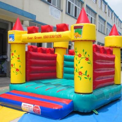 China Commercial Inflatable Castle Bounce House with Slide for Adults 8 Kids PVC 5-10 Capacity for sale