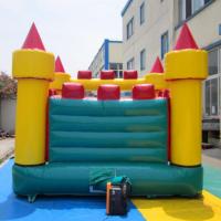 China Commercial Inflatable Castle Bounce House with Slide for Adults 8 Kids PVC 5-10 Capacity for sale