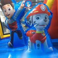 China Inflatable Bouncer 4x3.5x3m PVC Jumping House Anti-Slip Surface Reinforced Stitching for Indoor Outdoor for sale