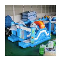 China Commercial Inflatable Dolphin Bounce Castle 5.2x5x3.2m PVC Jumping House for Kids for sale