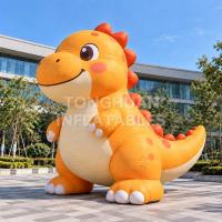 China Giant Inflatable Cartoon Dinosaur Model for Outdoor Advertising and Event Decoration for sale