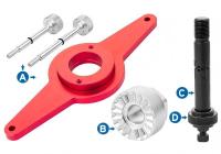 China Auto Repair Tool Kits VW/Audi EA888 Engine Timing Special Tool: T10531 Crankshaft Pulley Holder & Removal Tool-R24 for sale