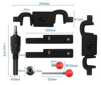 China Auto Repair Tool Kits Porsche Cayenne V8 (4.5L/4.8L) and Panamera V6 (3.6L) Engine Camshaft Timing Tool-R34 for sale