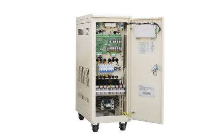 China 380V  Servo Motor Controlled  Voltage Stabilizer Carbon Roller Type for sale