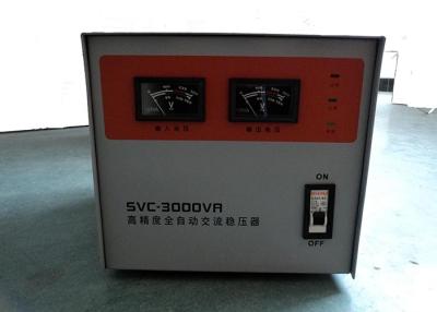 China Small 3KVA SVC 110V / 220V IP20 Single Phase Voltage Stabilizer Light Weigh for sale