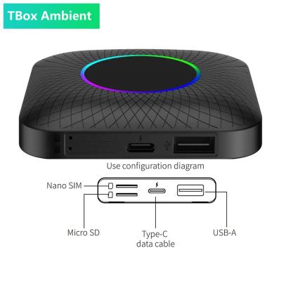 China Cpc200 Tbox Ambient 128Gb SDM660 Wireless Adapter CarPlay Adapter Box Youtube Carplay netflix Carlinkit Ai Smart magicbox for sale