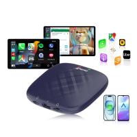 China Wired to Wireless Adapter CarPlay Smart Car Ai Box Tbox Plus 8-Core 8g 128gb with Streaming Apps YouTube Netflix Wifi GPS LTE Android 13 for sale