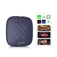 China TBox-Plus 128GB Android 13 Wired to Wireless Adapter Carplay Auto Ai Box Car Play Wireless Adapter Black No Lag for sale