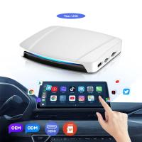 China Wireless Adapter Carplay & Android Auto  Ai Box Multi Media TBox UHD SDM660 Android 13 8Gb 128Gb Dongle for Netflix for sale