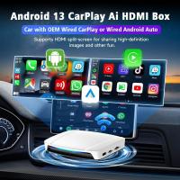 China Wireless Adapter Carplay & Android Auto  Ai Box Multi Media TBox UHD SDM660 Android 13 8Gb 128Gb Dongle for Netflix for sale