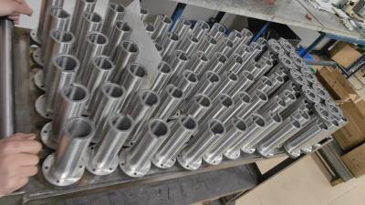 China Custom CNC Turning Flange Sleeve, Precision Machined Hollow Cylinder for sale