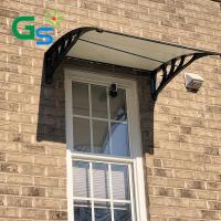 China 1000*1500mm Wall Cover Canopy with PP Plastic Bracket and Polycarbonate Sheet Cover for sale