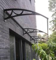 China Front Door Clear Plastic Canopy Rain Protection for Single Door Awning Canopy for sale