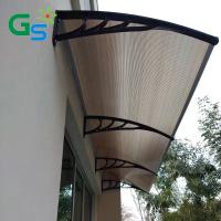 China Upgrade Your Entrance with Durable Polycarbonate Canopy Awnings 15 Years Bracket for sale