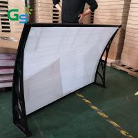 China 5Mm Twin Wall Hollow Polycarbonate Sheet Diy Door Bracket Awning Canopy For Balcony Covering for sale