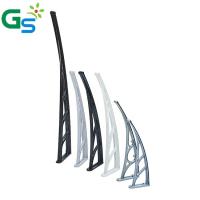 China Manual Operation Polycarbonate Awning Canopy Bracket for Window and Door 800*1200mm for sale