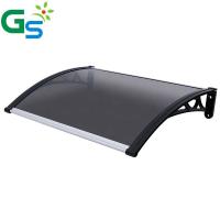 China Customized 800*800mm Outdoor Aluminium Awning Sheet Support Canopy Bracket For Window Canopy PC Awnings for sale
