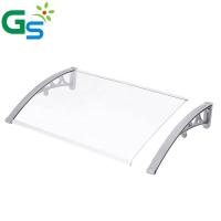 China Customized 800*800mm Outdoor Aluminium Awning Sheet Support Canopy Bracket For Window Canopy PC Awnings for sale