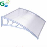China 800*1200mm Pergola Frame Awning Parts Bracket Plastic Awnings Cover Aluminum Canopy for sale