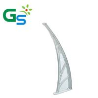 China Manual Operation 1000*1000mm Sunshade Waterproof Plastic Bracket for PC Canopy Awnings for sale