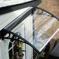 China Window 1500mm Aluminum Bracket Polycarbonate Awning Canopy with 15 Years Bracket Shade for sale
